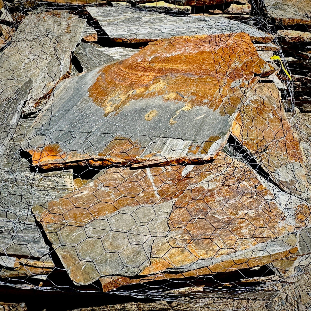 Summer Tan Flagstone- 2000 Pound Pallet – Tons Of Stone