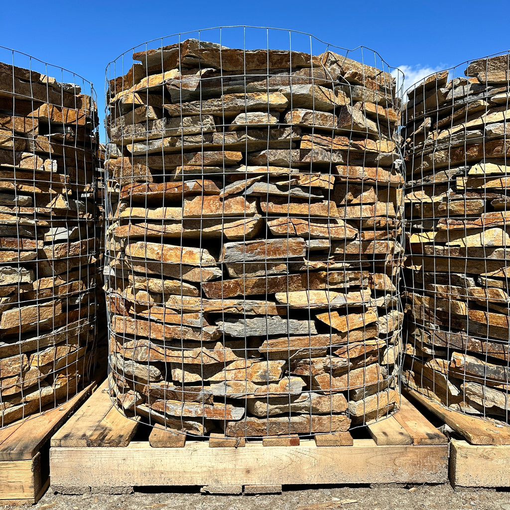 Summer Tan Thin Stone- 2000 Pound Pallet – Tons Of Stone