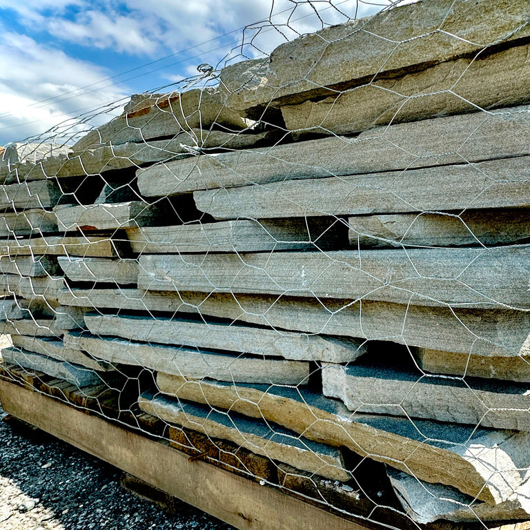 Brandy Flagstone- Medium- 2000 Pound Pallet – Tons Of Stone