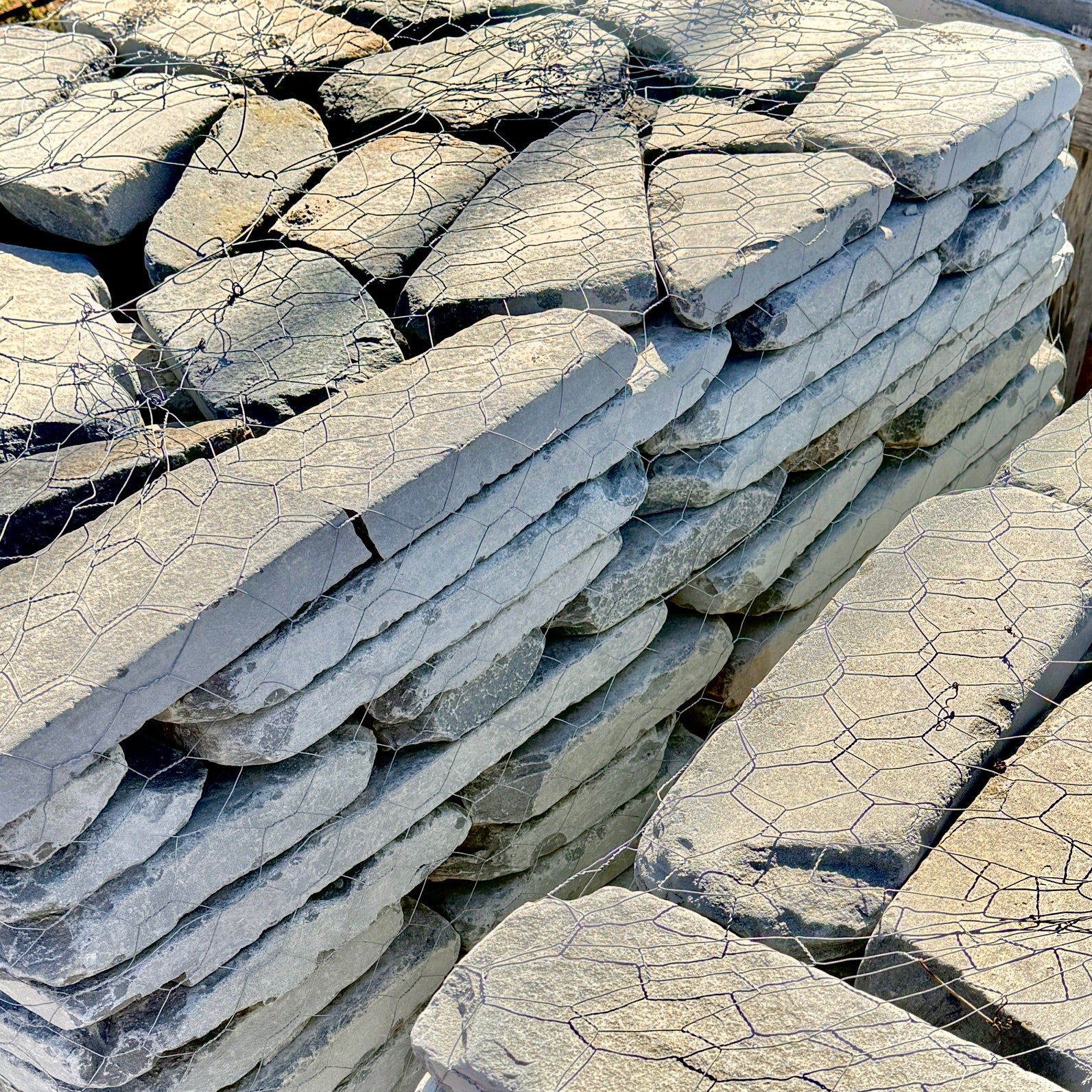 Tumbled Bluestone Pavers- 2000 Pound Pallet- Shipping Included – Tons ...