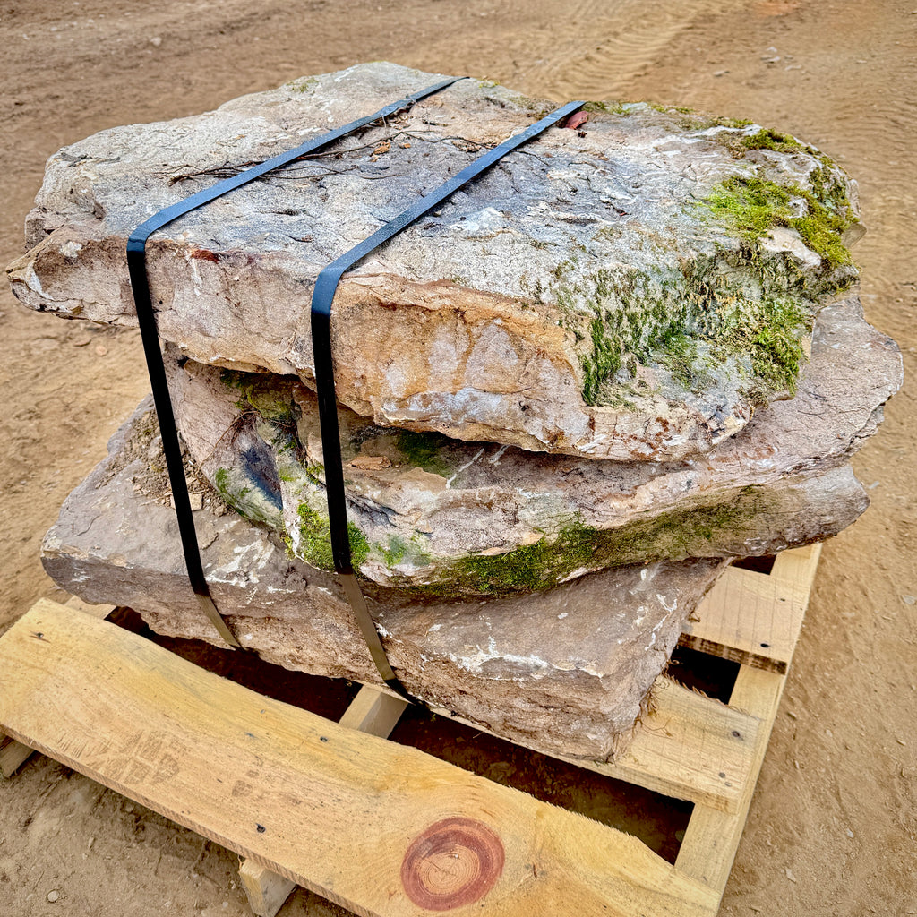 Fieldstone Steppers- 2000 Pound pallet – Tons Of Stone